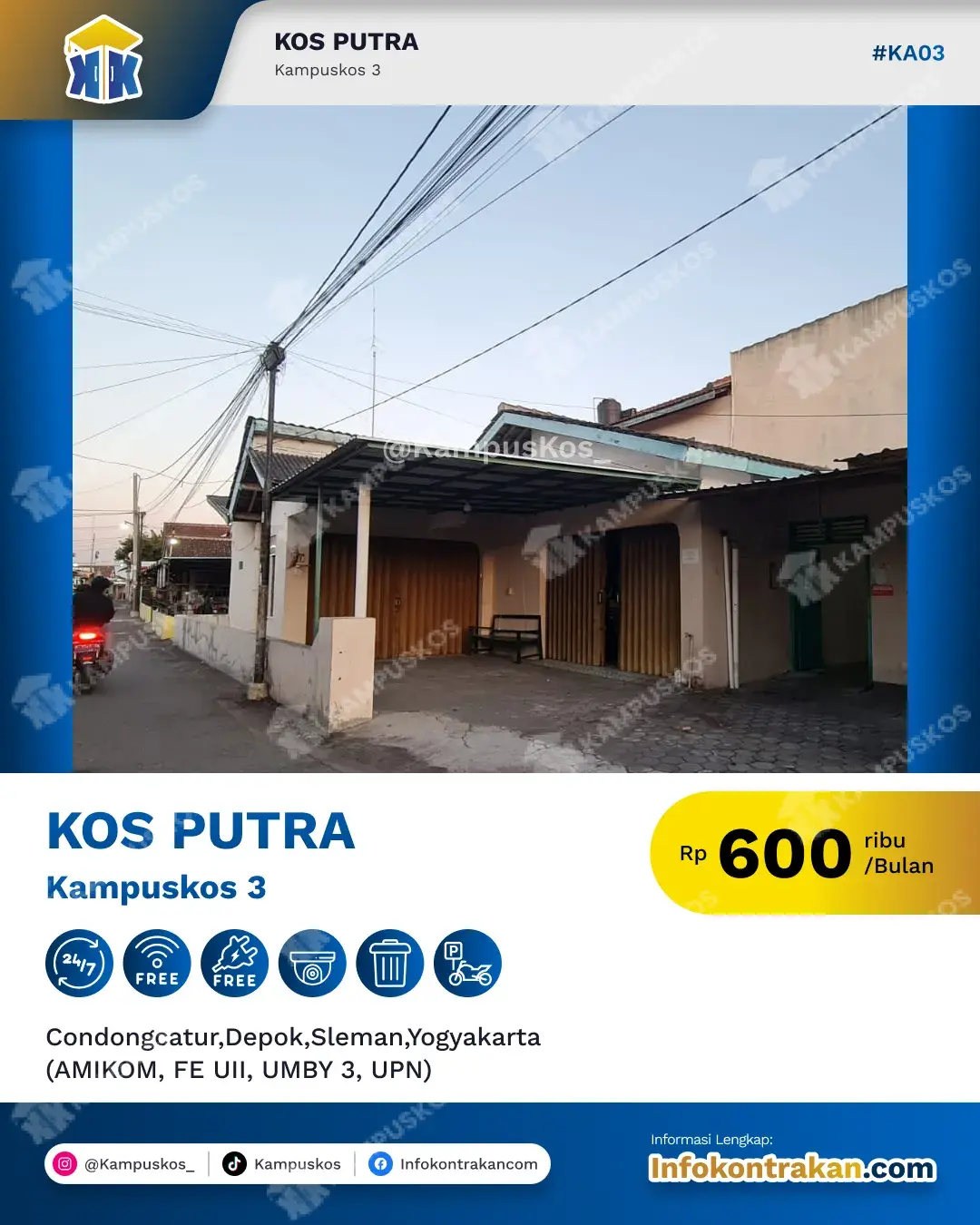 KAMPUS KOS 3 PUTRA - KampusKos